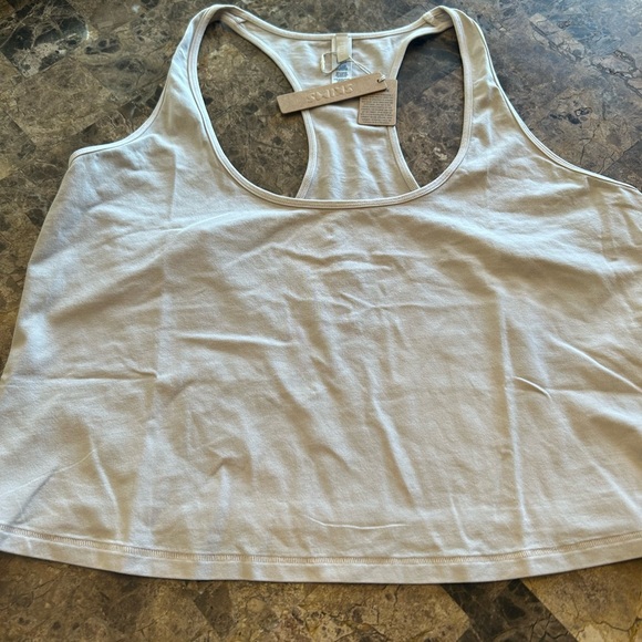 SKIMS | Tops | Skims New Vintage Cropped Racer Tank Stone | Poshmark